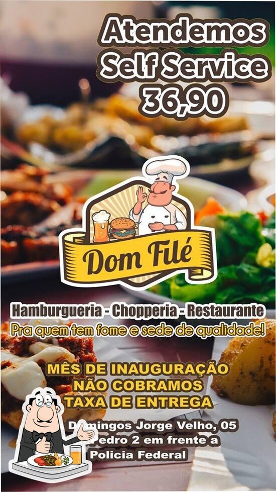 Menu em DOM FILÉ - HAMBURGUERIA, CHOPERIA, RESTAURANTE, Manaus