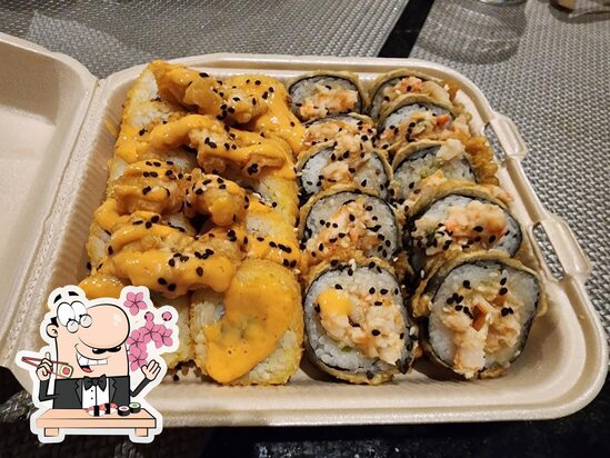 Menu at SUSHI RYU restaurant, Monterrey
