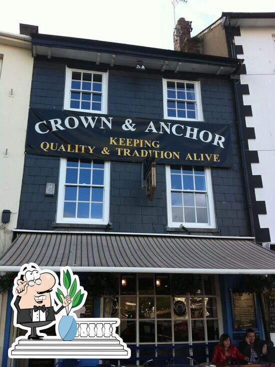 Menu at The Crown & Anchor pub & bar, Brixham