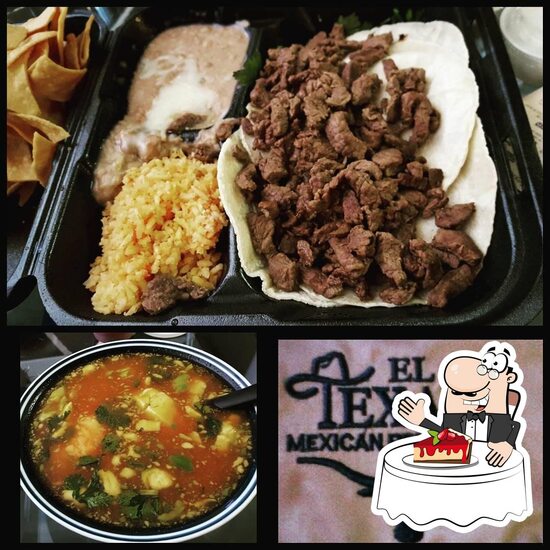Menu at El Texano Mexican Restaurant, El Paso, Pendale Rd