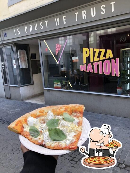 Menu at Pizza Nation, Zürich