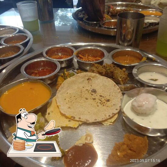 Menu at Rajbhog Thali restaurant, Shirur