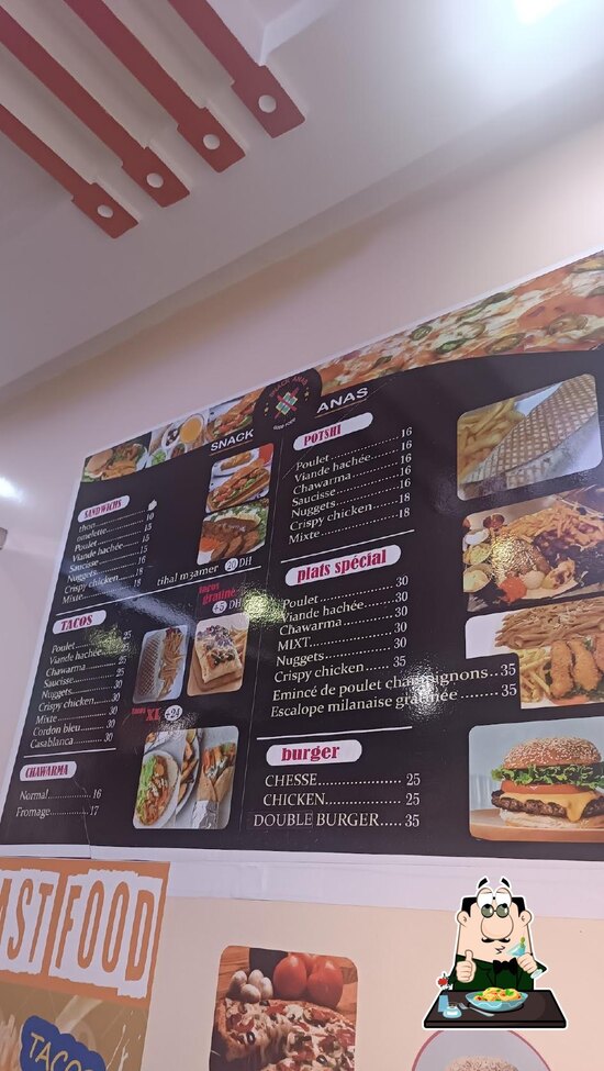 SNACK ANAS FOOD, Berrechid - Speisekarte, Preise und Bewertungen