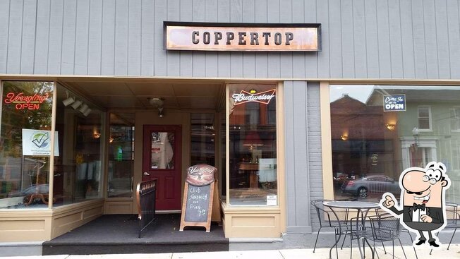 Menu at Coppertop Restaurant, Urbana
