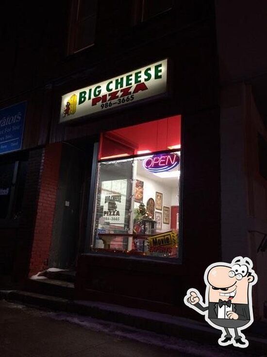 Menu at Big Cheese Pizza restaurant, Markdale