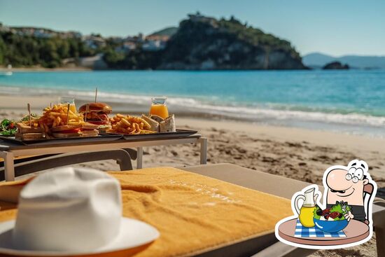Menu at Ammos Beach Bar, Parga