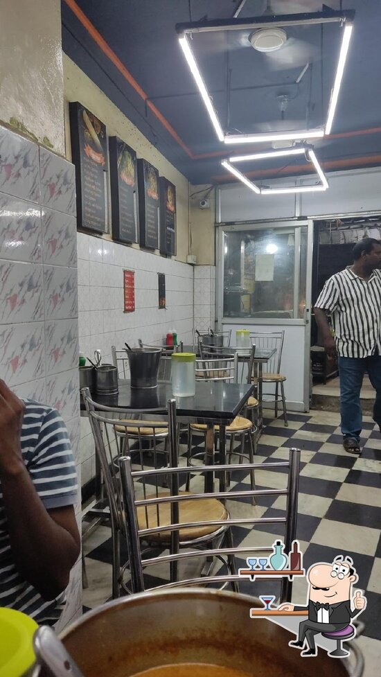 Menu at Al-anya, Chennai