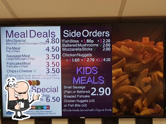 Allestree Fish Bar, Derby - Restaurant menu, prices and reviews