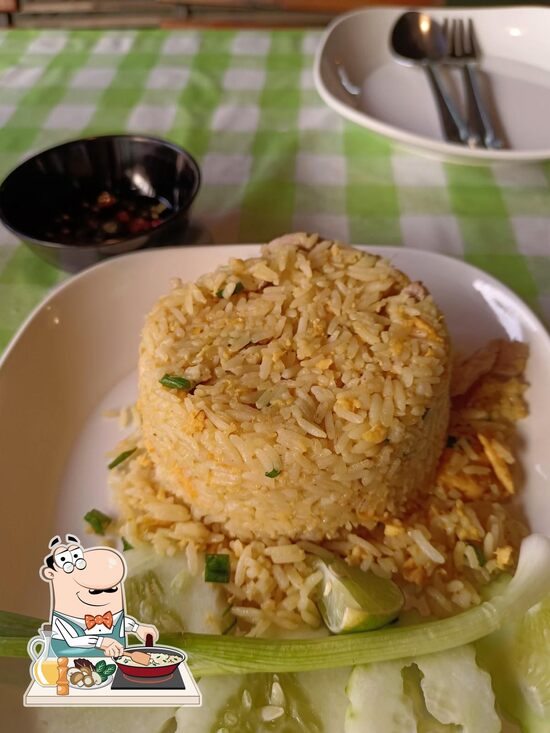 Menu at Miew Seafood restaurant, Pattaya City