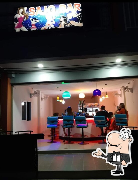 Menu at SAJO bar, Pattaya City