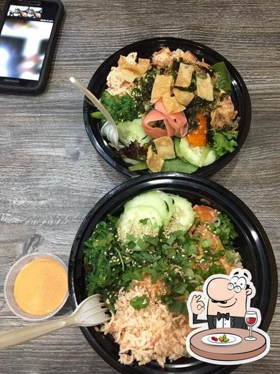 Menu at Pacific Poke, San Diego, Mira Mesa Blvd
