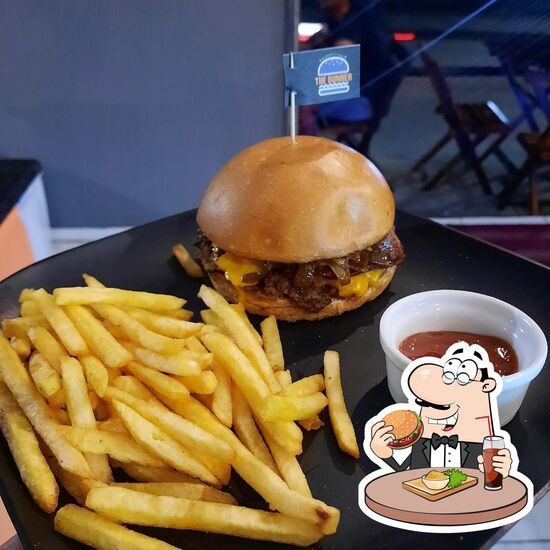 Menu at The Bunker Burger restaurant, Paulista