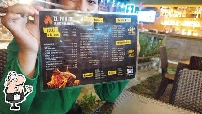 Menu at Pancal restaurant, Cascas