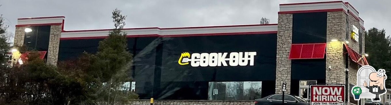 Menu at Cook Out fast food, Jonesborough