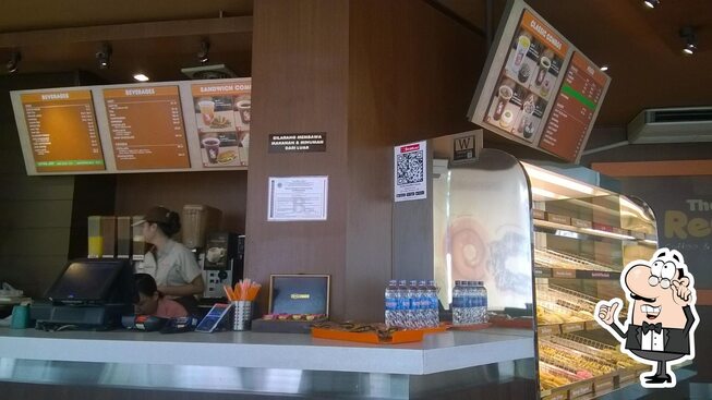 Menu at Dunkin Donut Pertamina Gas Station Cikini, Central Jakarta