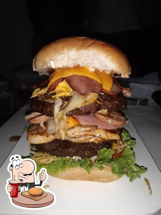 Menu em Os Simpsons burger restaurante, Manaus