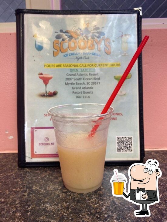 Menu at Scooby's Ice Cream Bar & Grill, Myrtle Beach