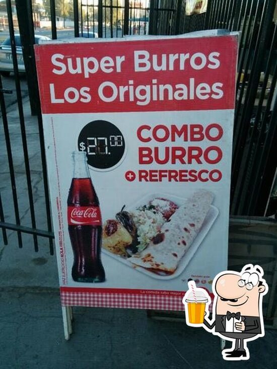 Carta de Súper Burros Los Originales, Mexicali