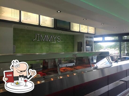 Menu at Jimmy's fast food, Worksop