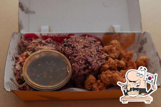 Menu at NeNe Chicken restaurant, Melbourne, 147 La Trobe St