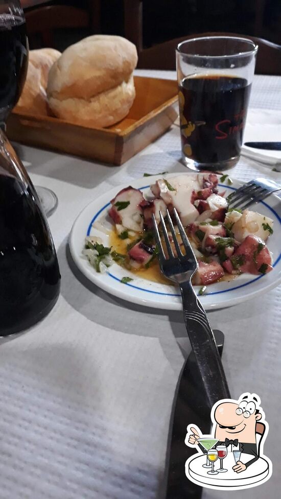 Menu at Alambique restaurant, Tondela