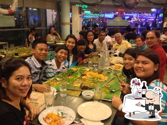 Menu at Seafood Island restaurant, Pasay