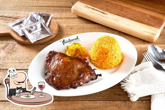 Menu at The Aristocrat restaurant, Manila, Pedro Gil St