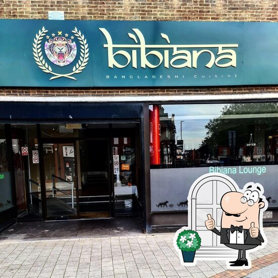 Menu at Bibiana restaurant, Hucknall