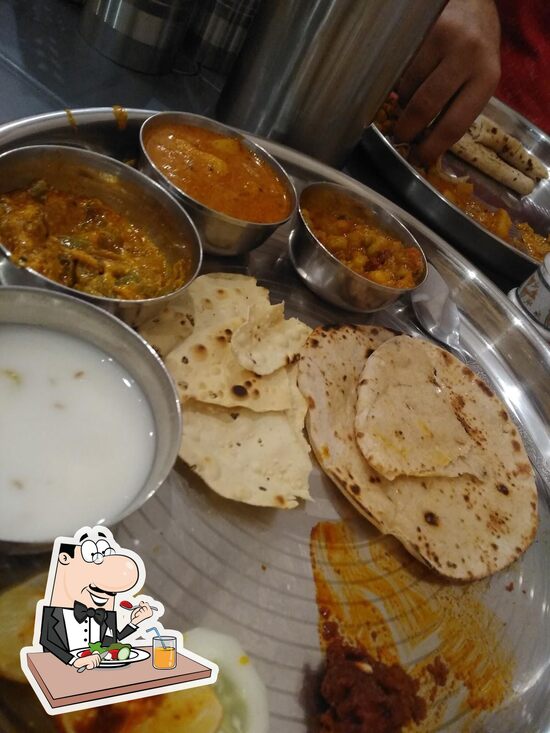 Menu at Zalavad Desi dhaba, Gandhinagar