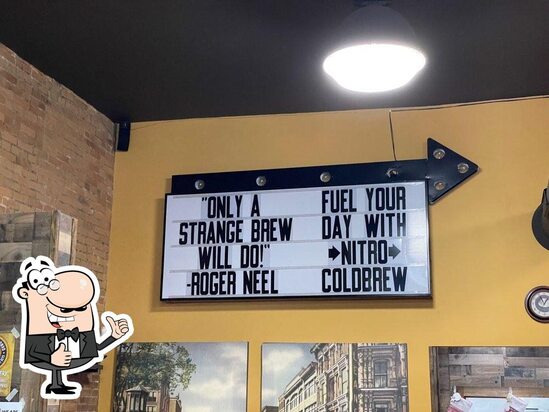 Menu at Strange Brew Grab & Go cafe, Binghamton