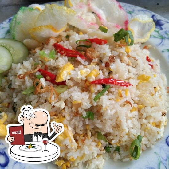 Menu at catering samara cafe, Gunung Sindur