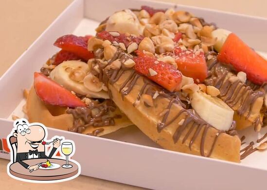 Menu at Nutella Cafe @ Dubai Airport, UAE