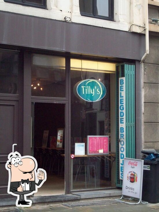 Menu at Tilly's, Antwerp