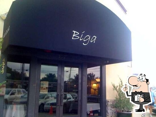 Menu at Biga restaurant, Tulsa