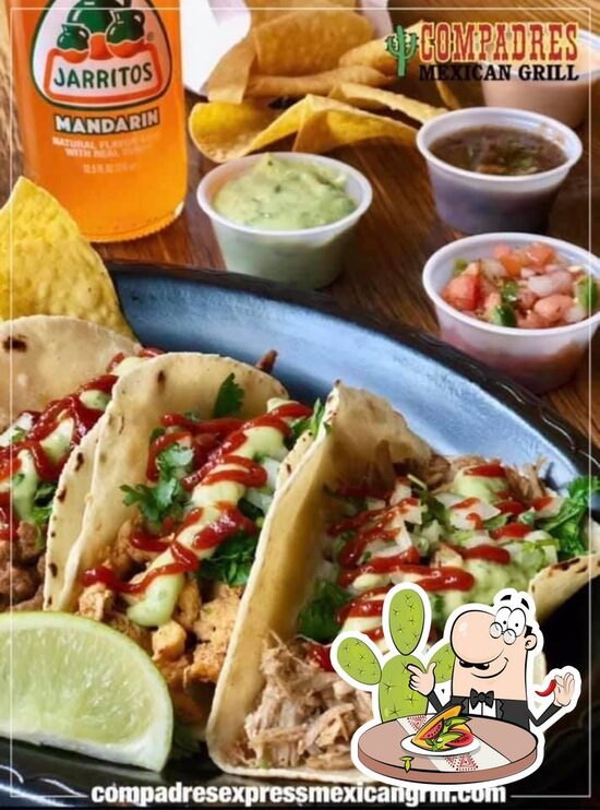 Menu at Compadres Express Mexican Grill restaurant, Ashtabula