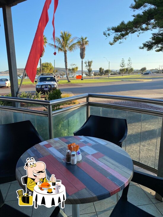 Menu at Riverfront cafe, Kalbarri