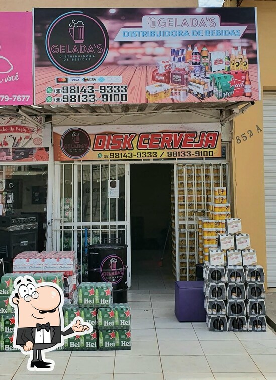 Carta del pub y bar Geladas Distribuidora, Santana