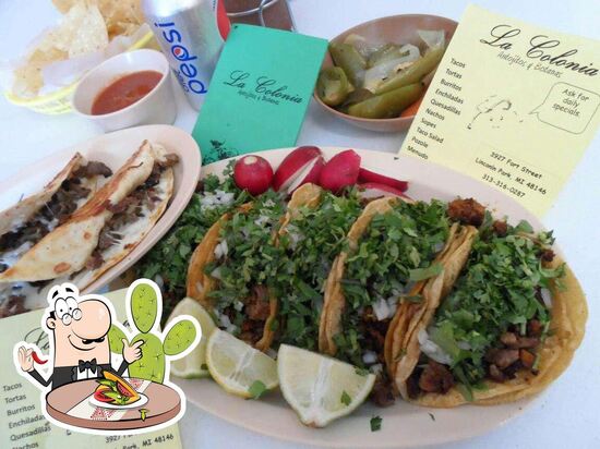 Menu at La Colonia, Lincoln Park, Fort