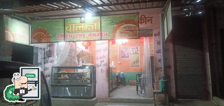 Menu at Balaji sweets and namkeen, Jattari