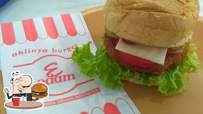 Menu at Edam Burger PM.Noor restaurant, Banjarbaru