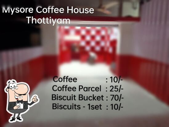 Menu at Mysore Coffee House (MCH), Thottiyam