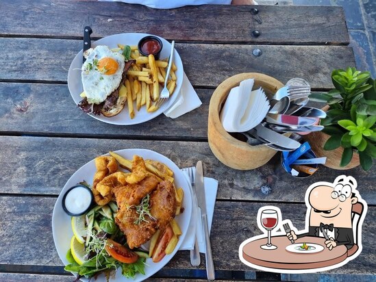 Menu at Café Barco, Safety Bay