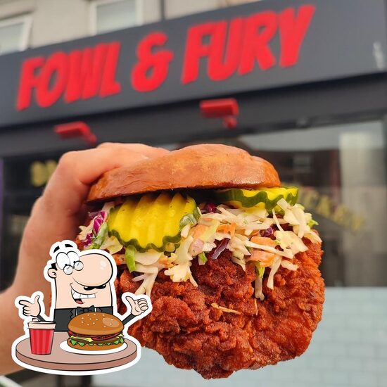 Menu at Fowl & Fury Cathays restaurant, Cardiff
