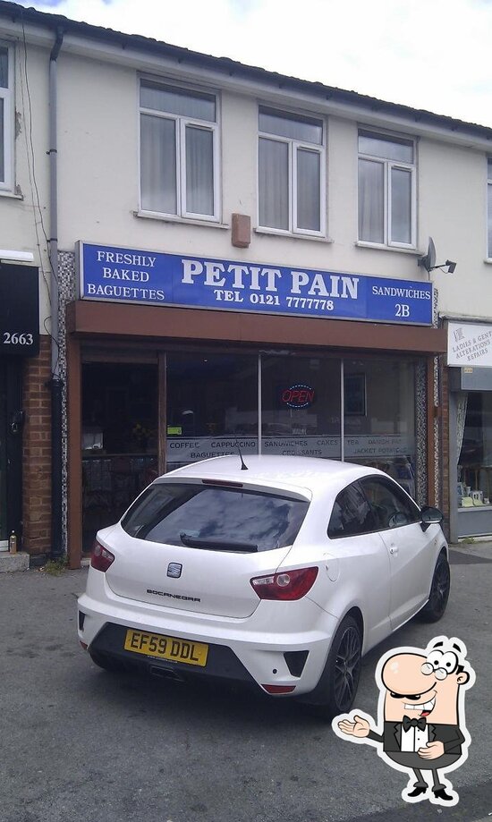 Menu at Petit pain restaurant, Birmingham