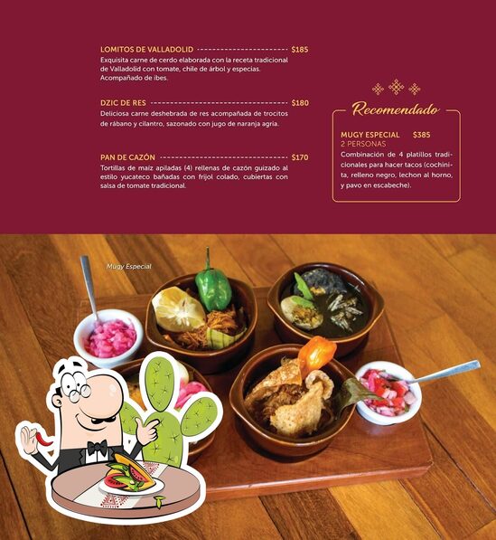 Restaurante Museo del la Gastronomía Yucateca, Merida - Carta del ...