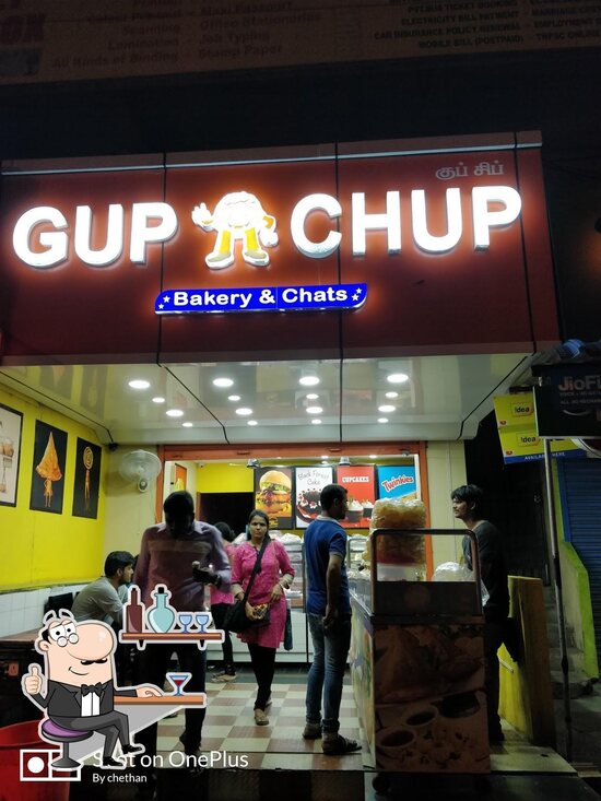 Menu at Gup Chup, Chennai, W62H+M44