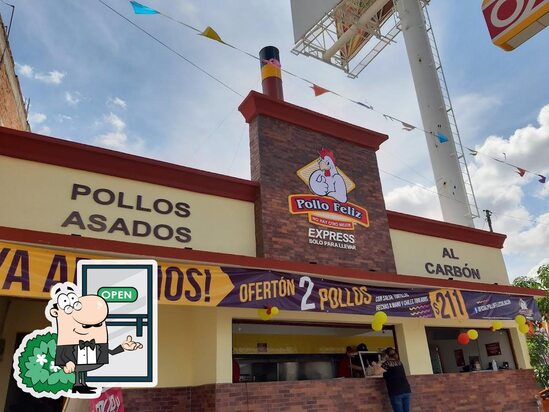 Menu at Pollo Feliz Clouthier restaurant, Culiacán
