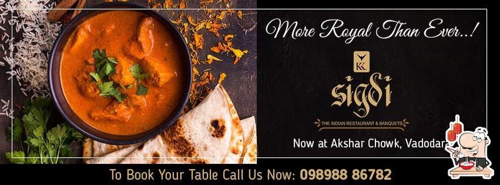Sigdi Restaurant, Vadodara, Pushti Complex - Restaurant menu and reviews