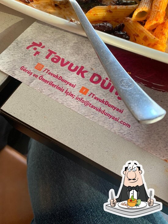 Menu at Tavuk Dünyası, Aksaray
