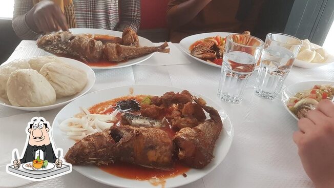 Menu at Cuisine togolaise restaurant, Paris